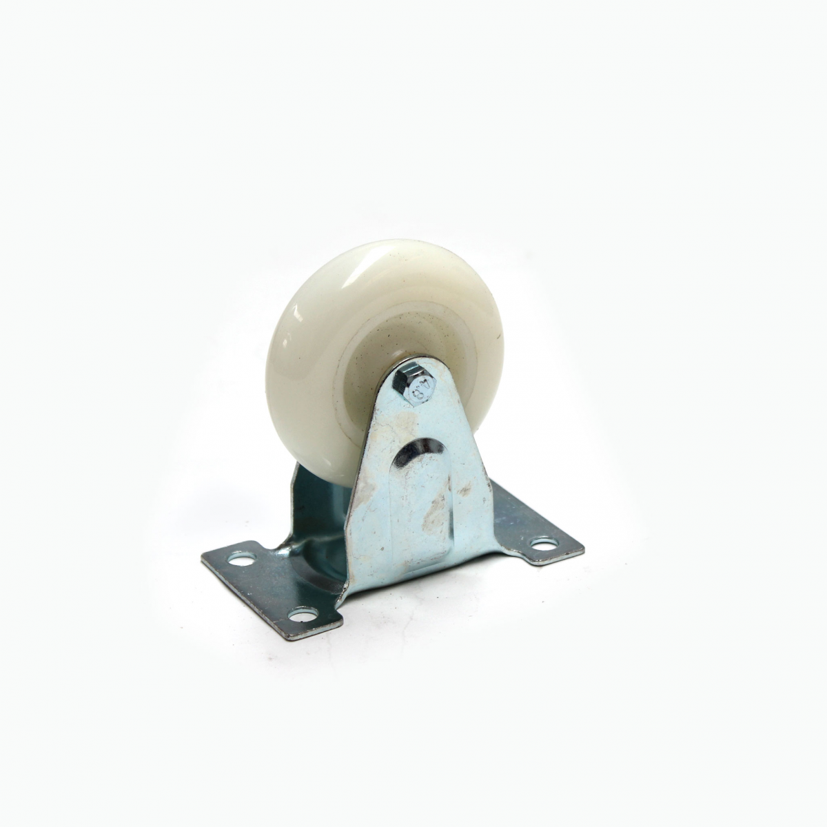 Roda Industrial Fixa de Nylon com Base Retangular - 03179-1 | Armazéns Reis