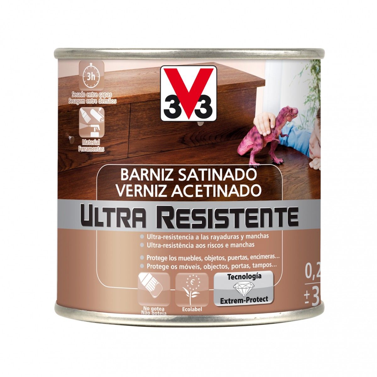 Verniz Interior V33 Acetinado - 02514-376 | Armazéns Reis