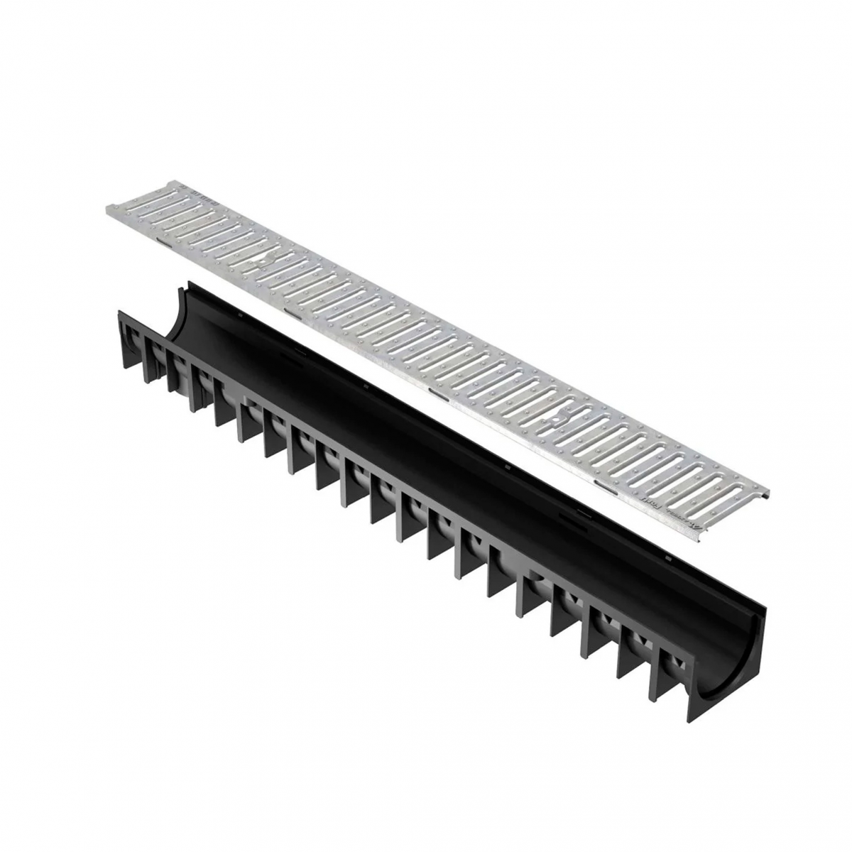 Canal Polipropileno com Grelha Galvanizada 126x80x1000 - 2120118005860 ...